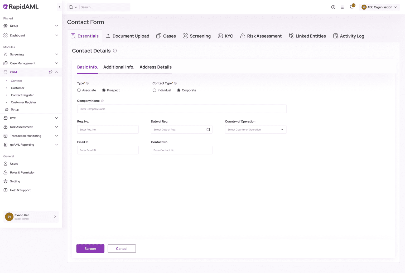 AML Software | RapidAML