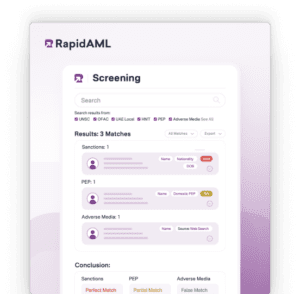 Name Screening Software - RapidAML